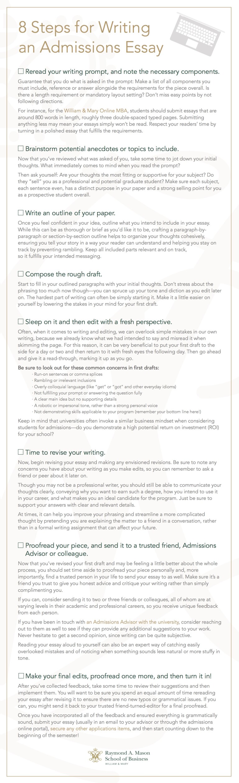 Grad School 101: Tips for Writing Your Admissions Essays