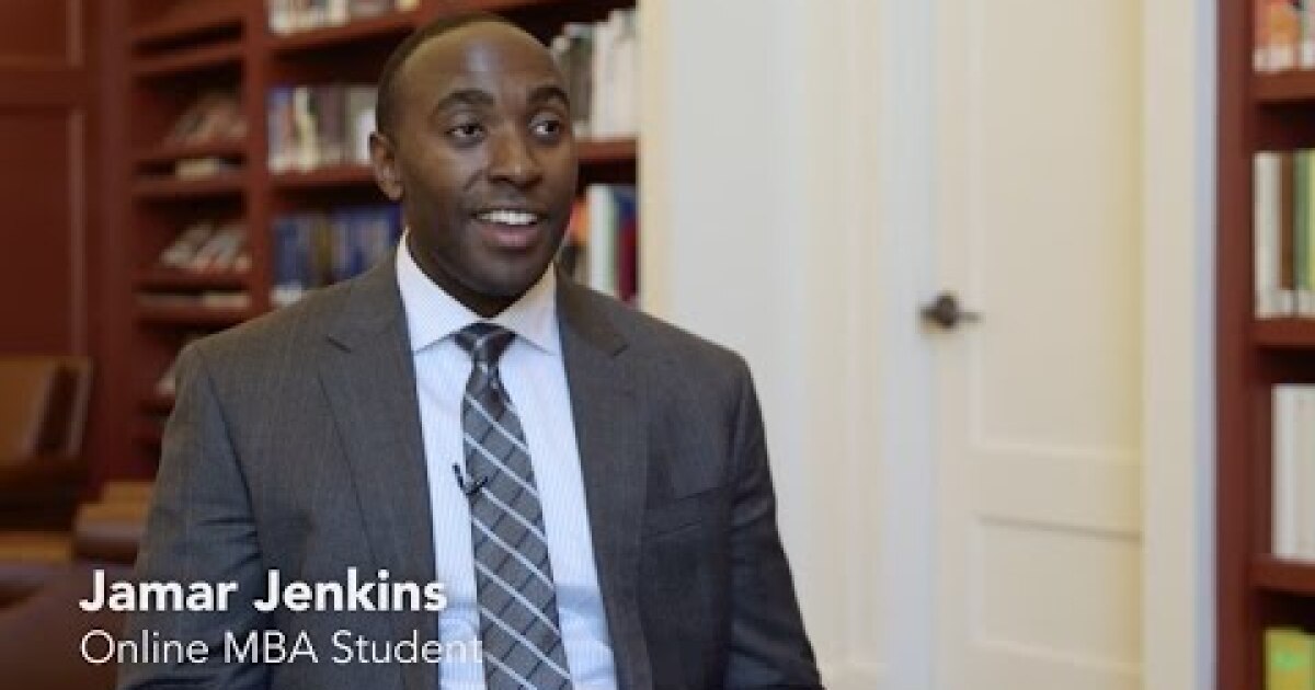 Jamar Jenkins, Army Captain, Discusses the William & Mary Online MBA